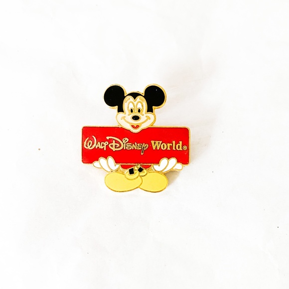 Disney | Accessories | Disney Mickey Mouse Holding Sign Walt Disney ...